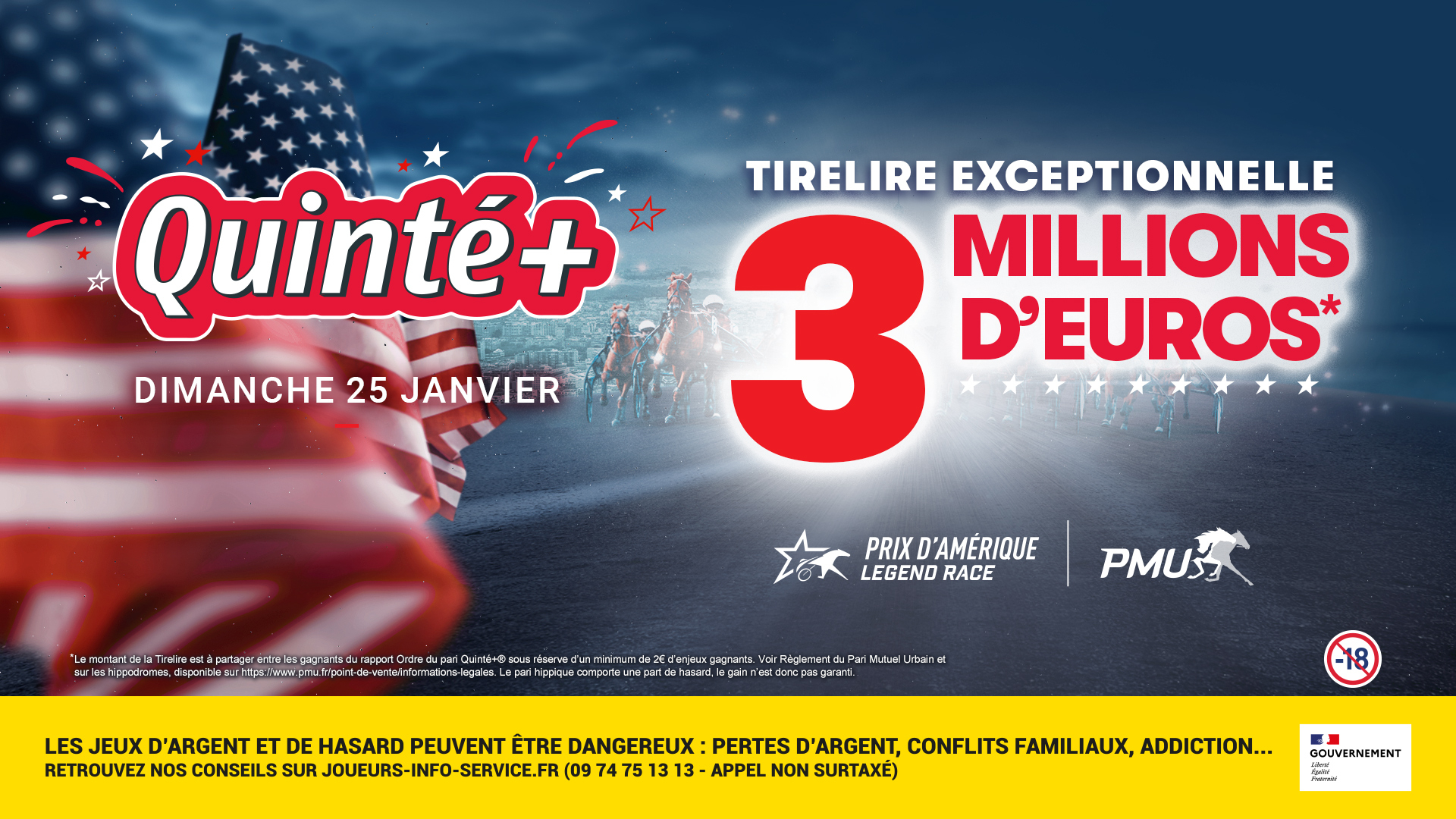 PMU® lance un dispositif exceptionnel pour le Prix d'Amérique Legend ...